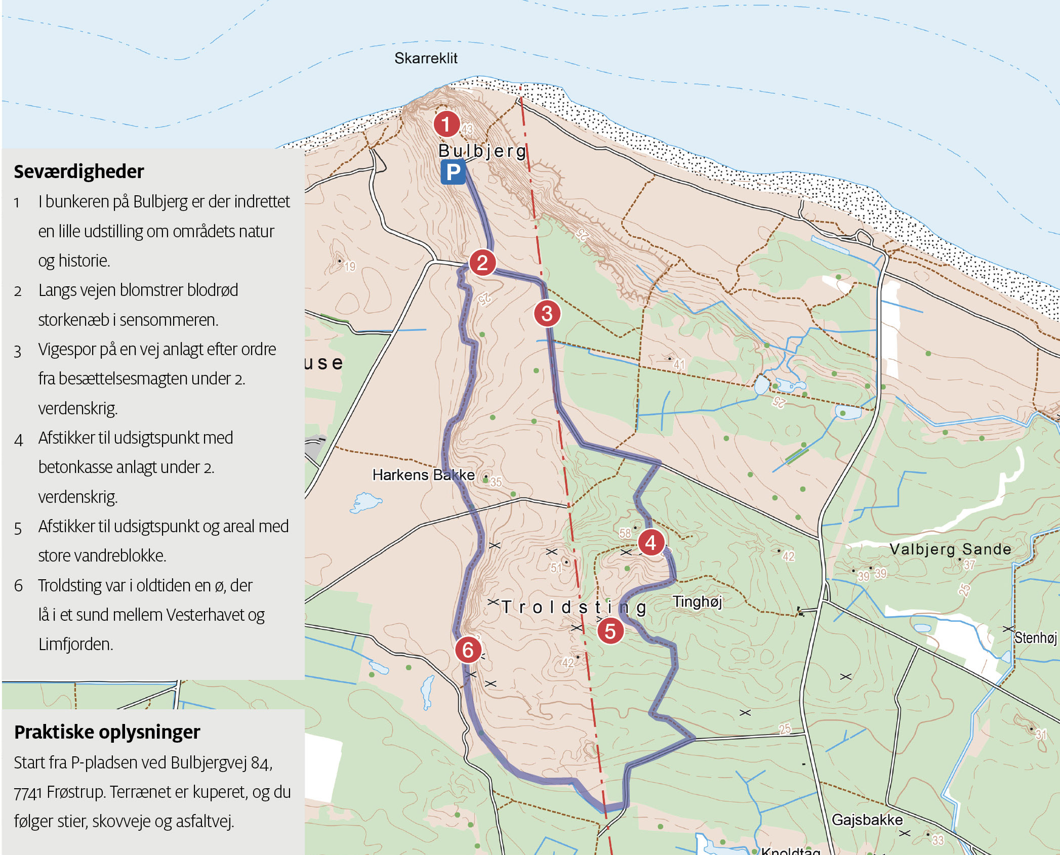 Legind | Vandrerundture i Danmark